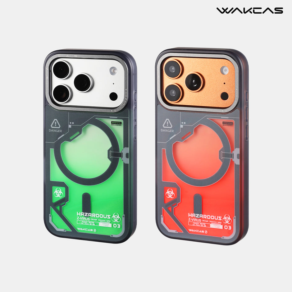 Wakcas Glitter Liquid Sand iPhone Case - Trendy Colorful MagSafe Compa